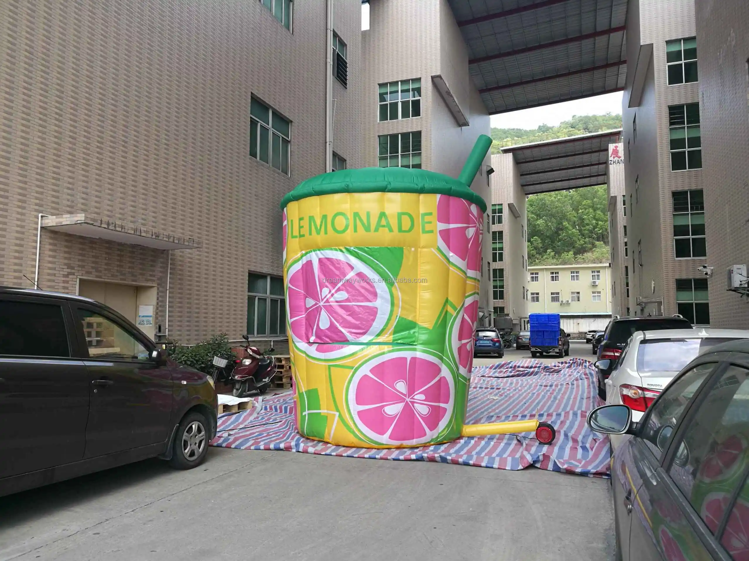 2023 Dreamway Show Display Inflatable Lemon Booth - Advertise with Fun