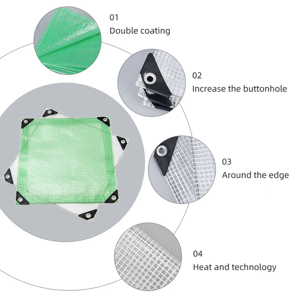 Scaffolding Tarp Fire Retardant Fabric Mesh PE Tarpaulin FR Transparent ...