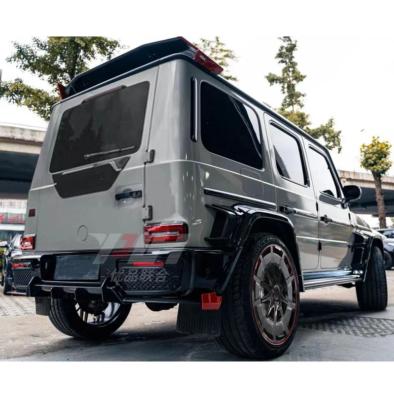 W464 Rocket B900 Body Kit Dry Carbon Fiber Exterior Car Accessories W463a G63 G-wagon Hood Scoop ...