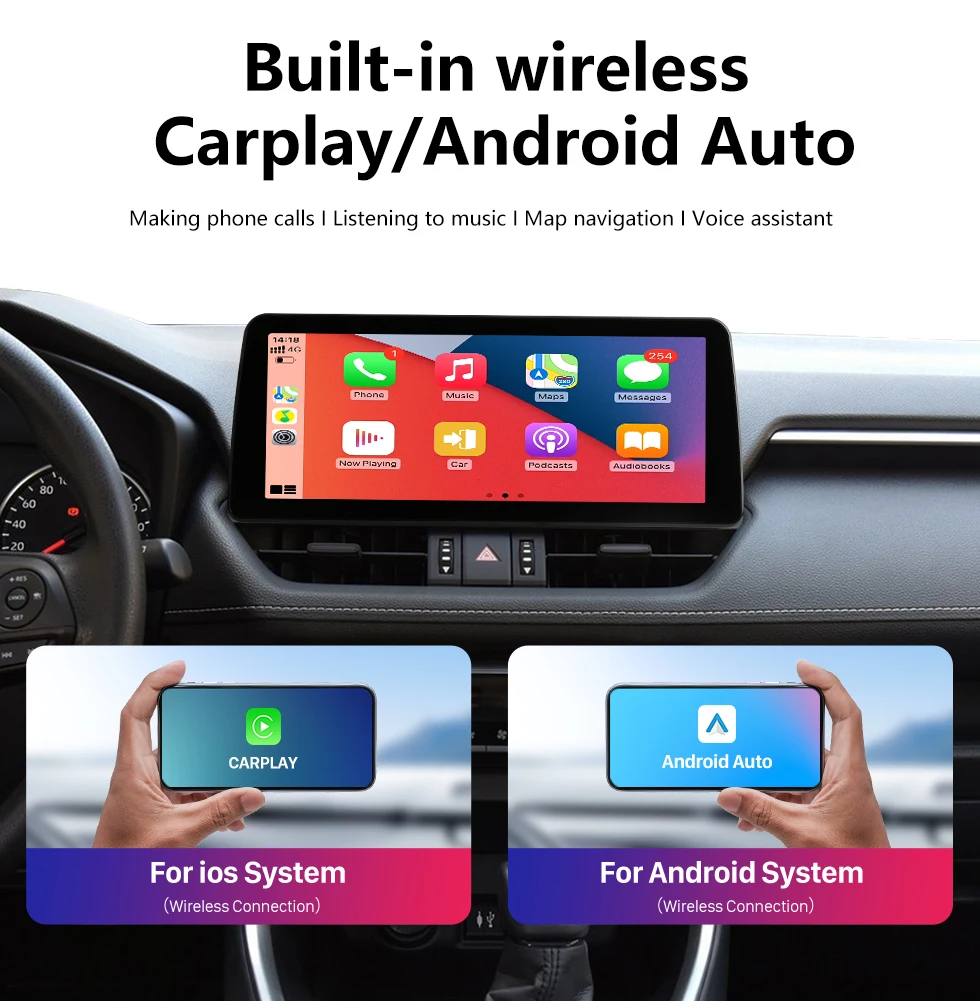 For 2020-2022 Toyota Rav4 12.3 Inch Car Multimedia Player Stereo Gps ...