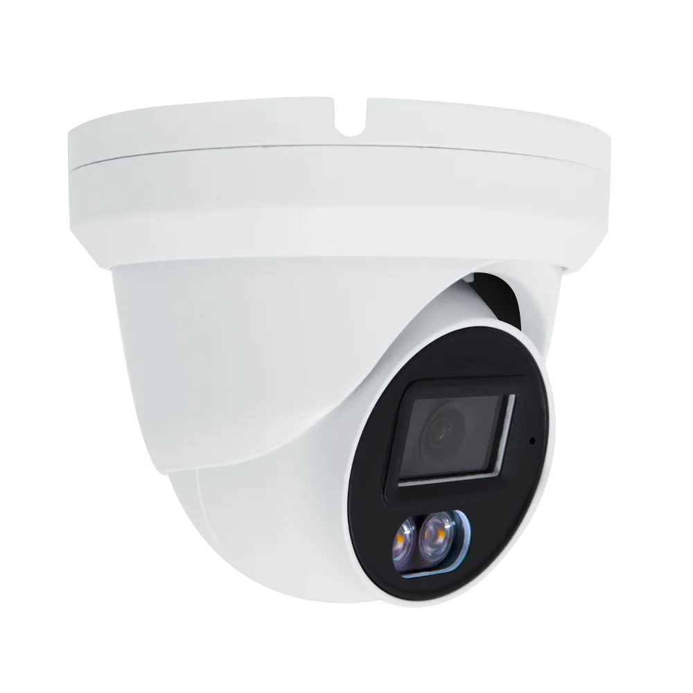 4mp Turret Dome Security Cctv Poe Ip Camera Full Color Night Vision ...