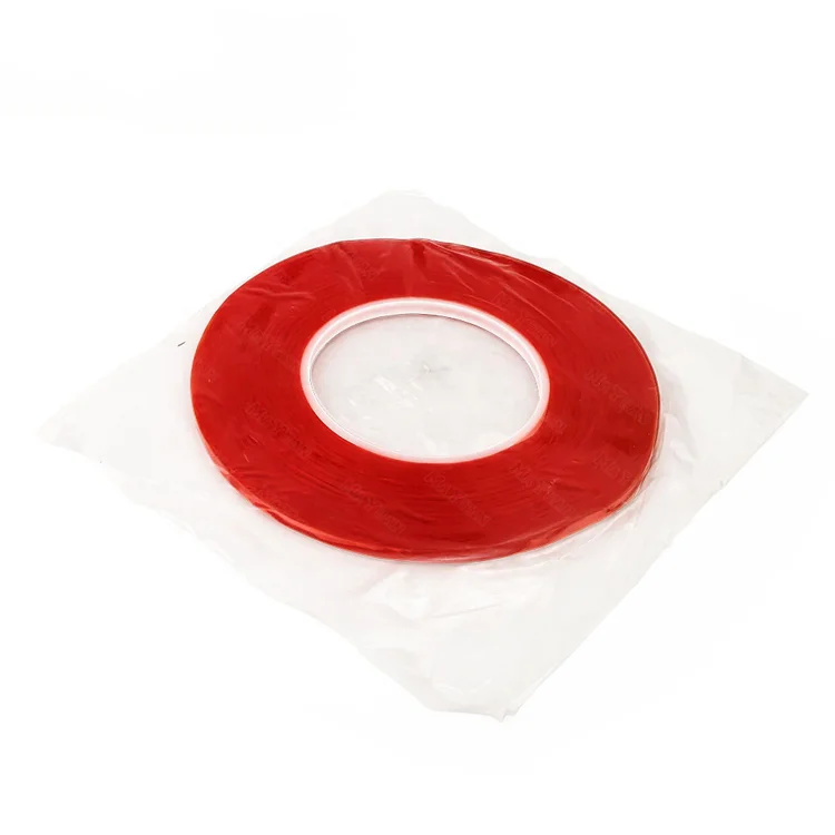Pet Red Film Transparent Double Sided Strong Adhesion Tape For Mobile ...