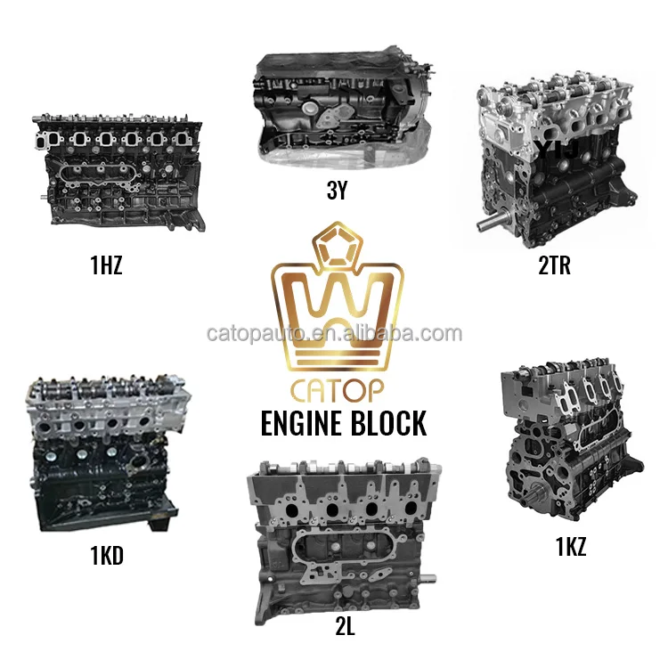 For Toyota 2l 3l Engine Long Block 5l Auto Car Engine Parts Gas Petrol ...