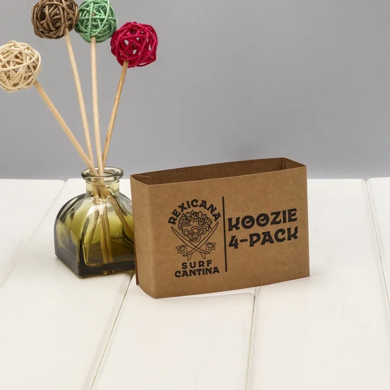 Custom Made Logo Printed Personalised Packaging - Kraft Paper Wide ...