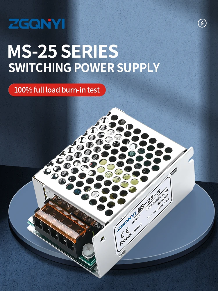 5 Volt Power Supply 5A MS-25W-5V Small Volume Switching Power Supply ...