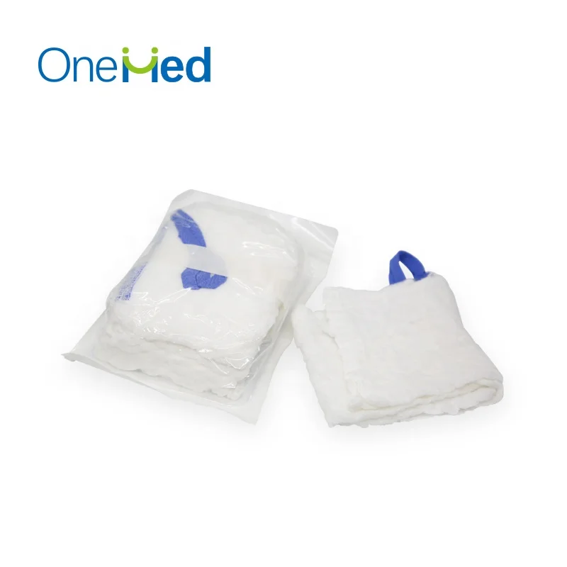 100% Cotton High Absorbency Surgical Medical Lap Sponges/laparotomy ...