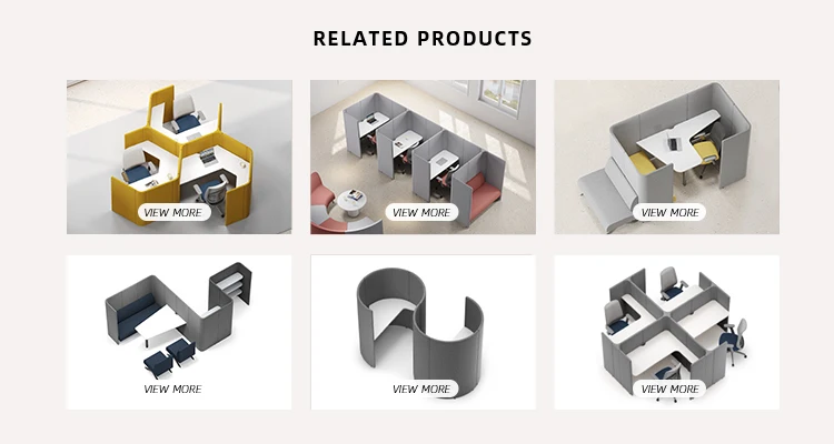 High Back Private Office Workstations - Soundproof Cubicles