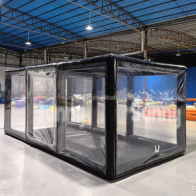 Portable Inflatable Car Garage Tent Pvc Transparent Car Tent Inflatable ...
