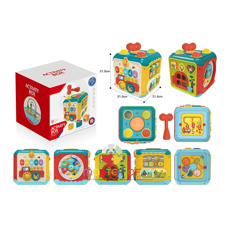New Style Multifunction Educational Kids Plastic Activity Cube With ...