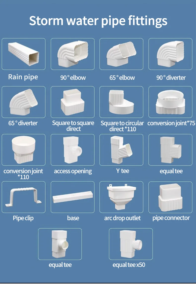 PVC Gutter System - Durable, Lightweight, and Efficient