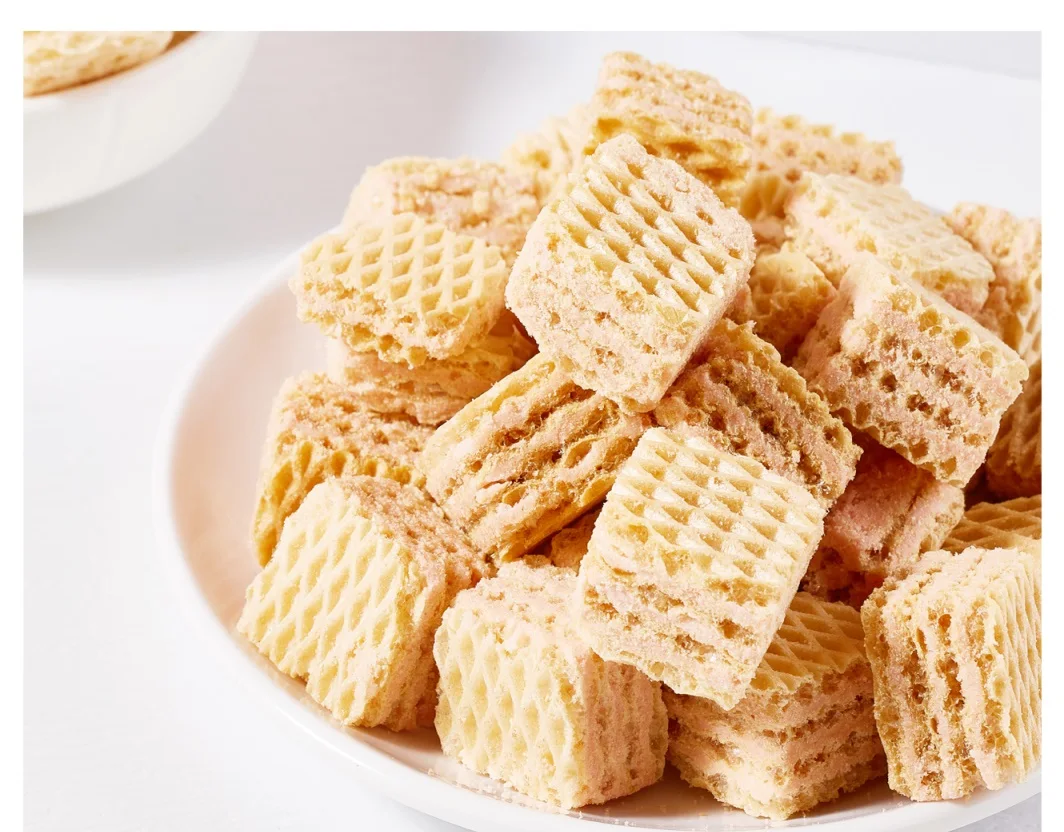 Mini Wafer Cubes Strawberry Flavor Small Biscuits Wholesale Mini Snack ...