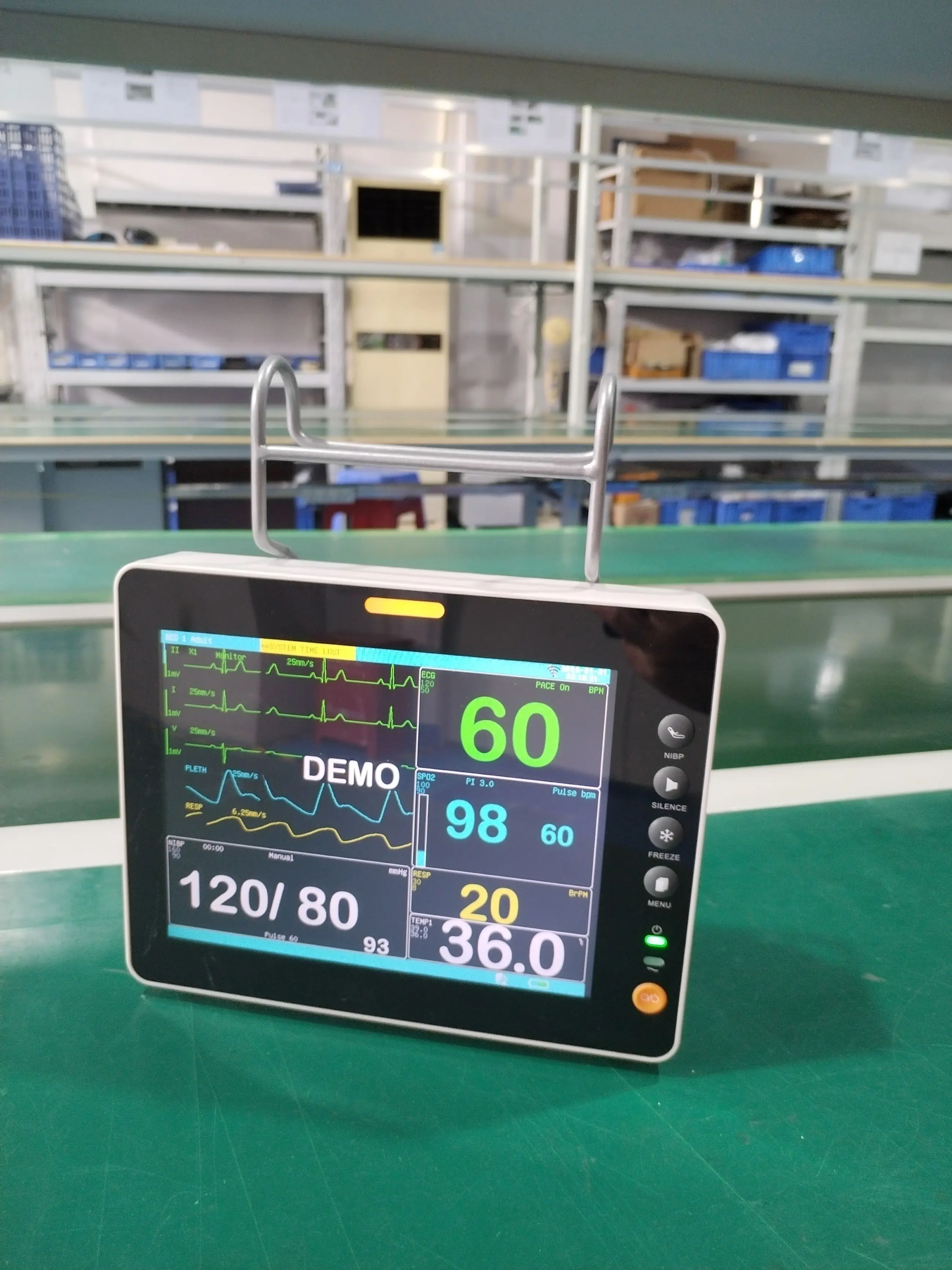 8-Inch JZ-OPM8000B Small Patient Monitor for Veterinary Use Medical ...