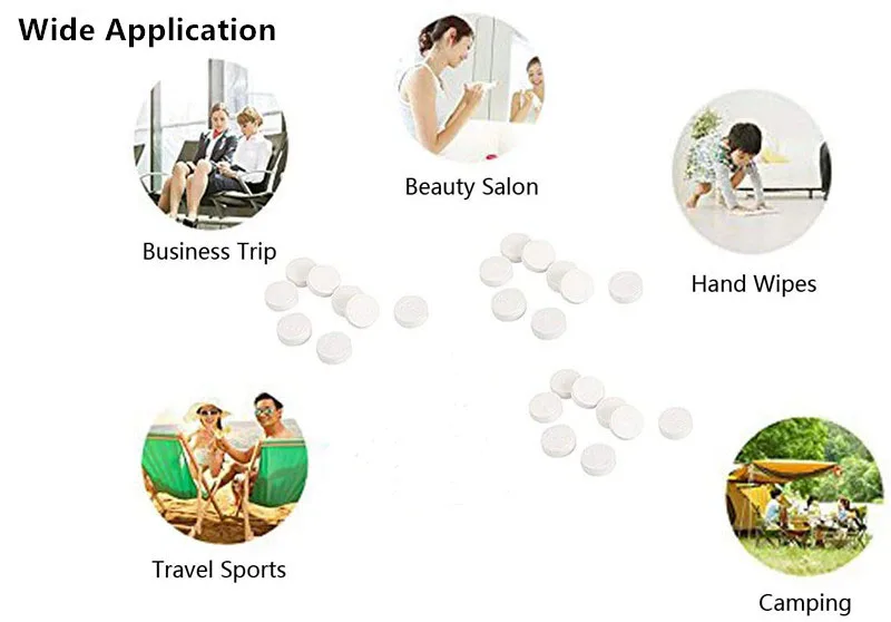 Mini Pocket Tissue - Magic Compressed Towel Tablets