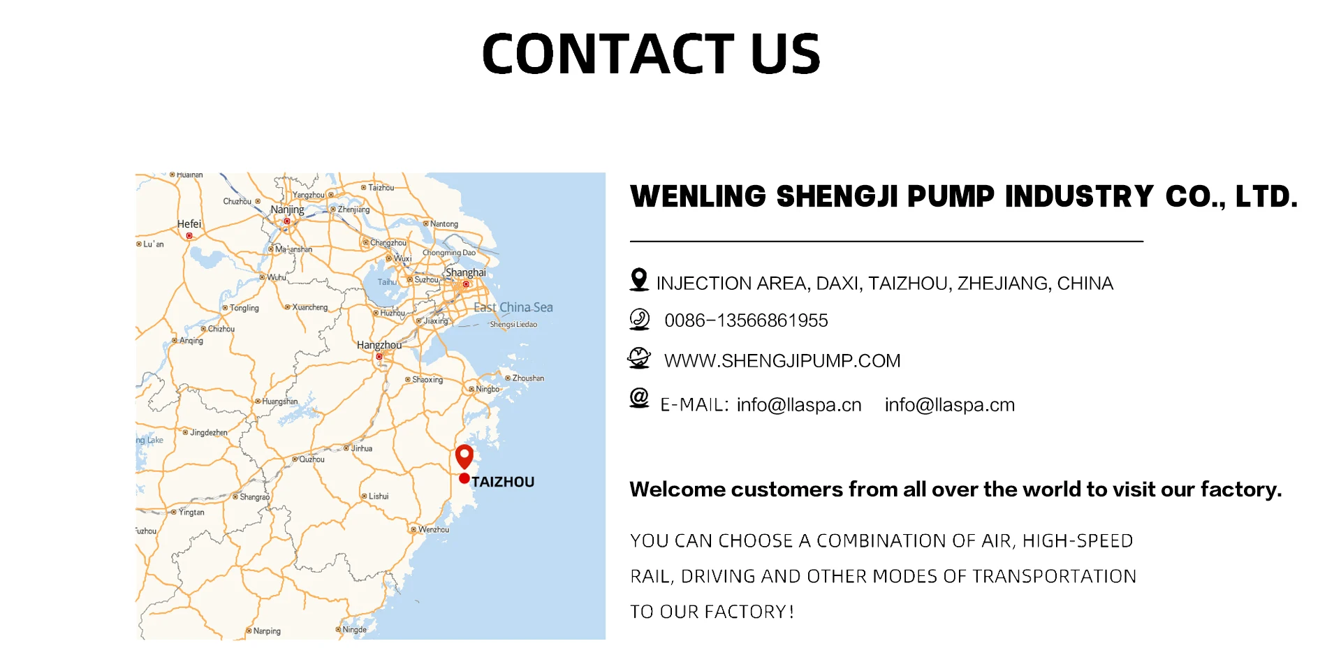 Wenling Shengji Pump Industry Co., Ltd.