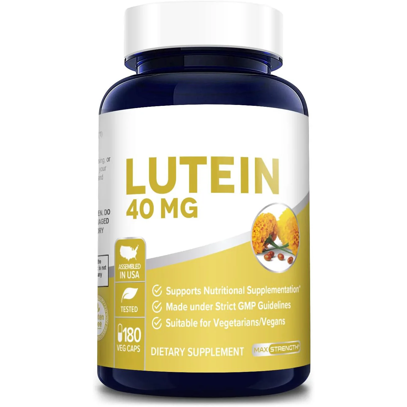 Customized Label Lutein Eye Capsules Lutein Ester Supports Nutritional ...