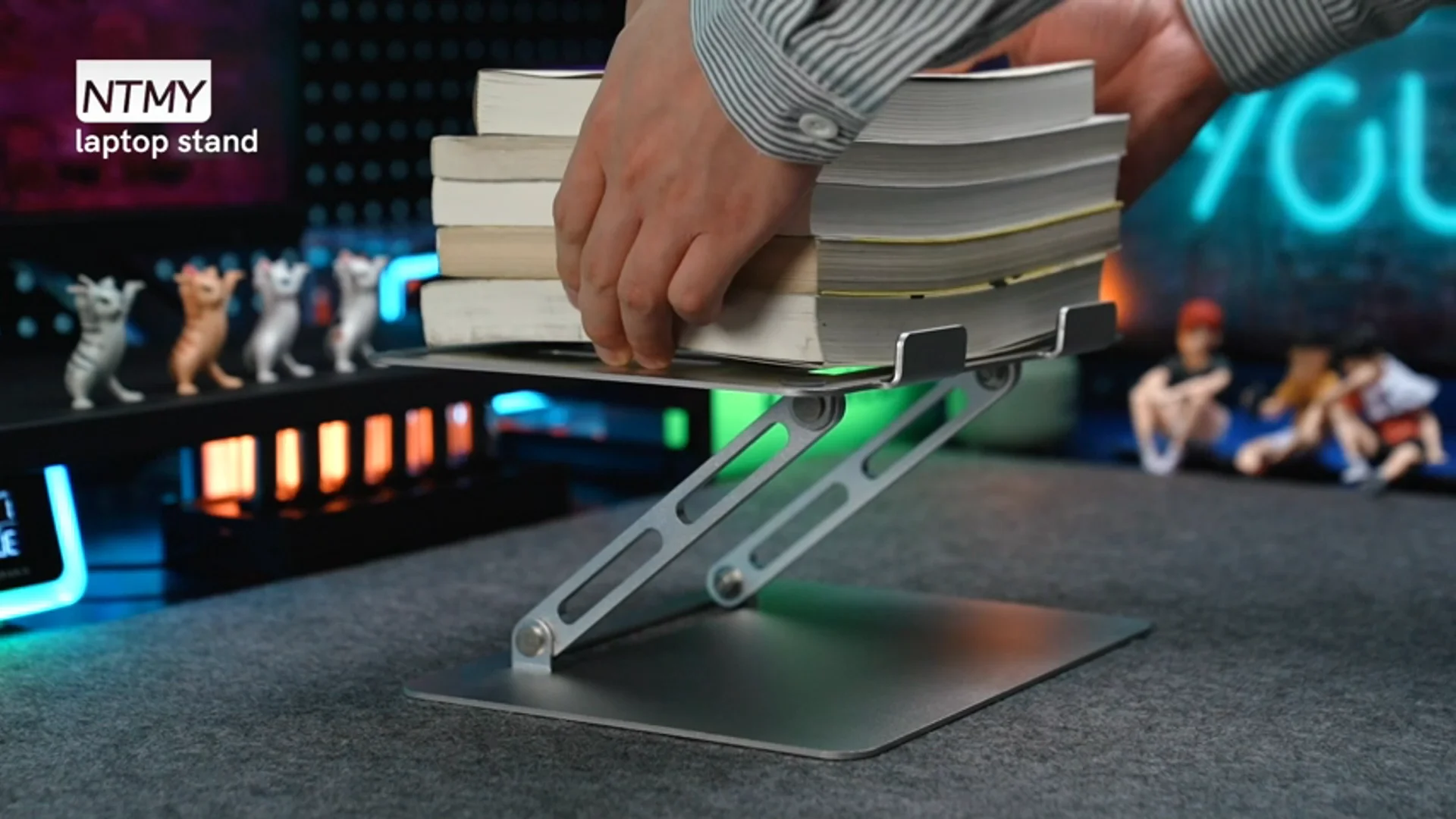 Hot Sale 2024 Portable Foldable Aluminum Laptop Holder Adjustable ...