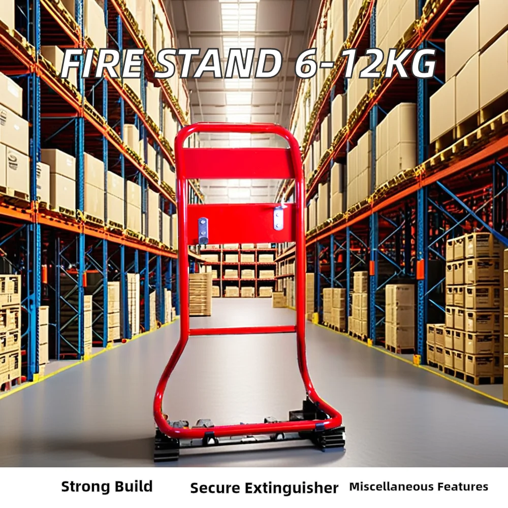 Metal Fire Extinguisher Stand for Firefighting Accessory Rack for Use ...