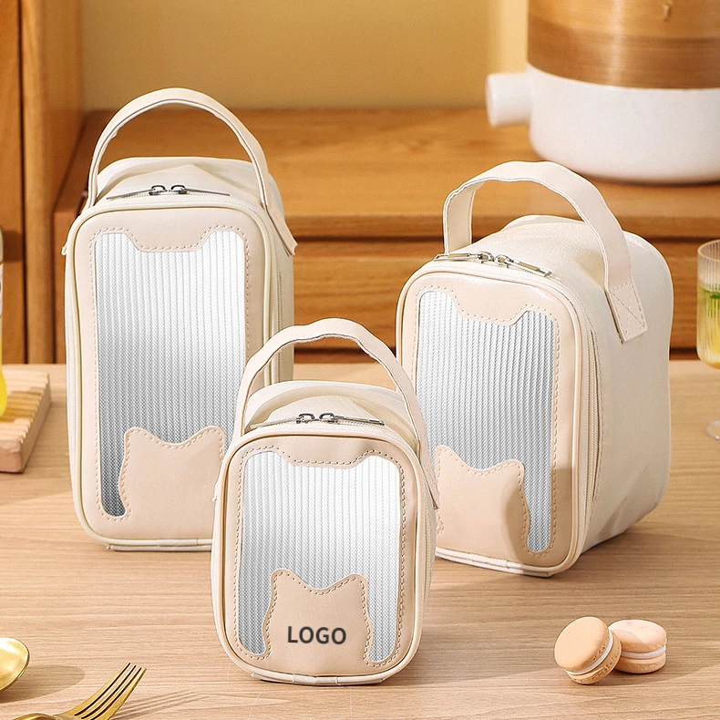 Insulated Lunch Box Cloth Bag Breakfast Bowl Food Jar Porridge Soup ...