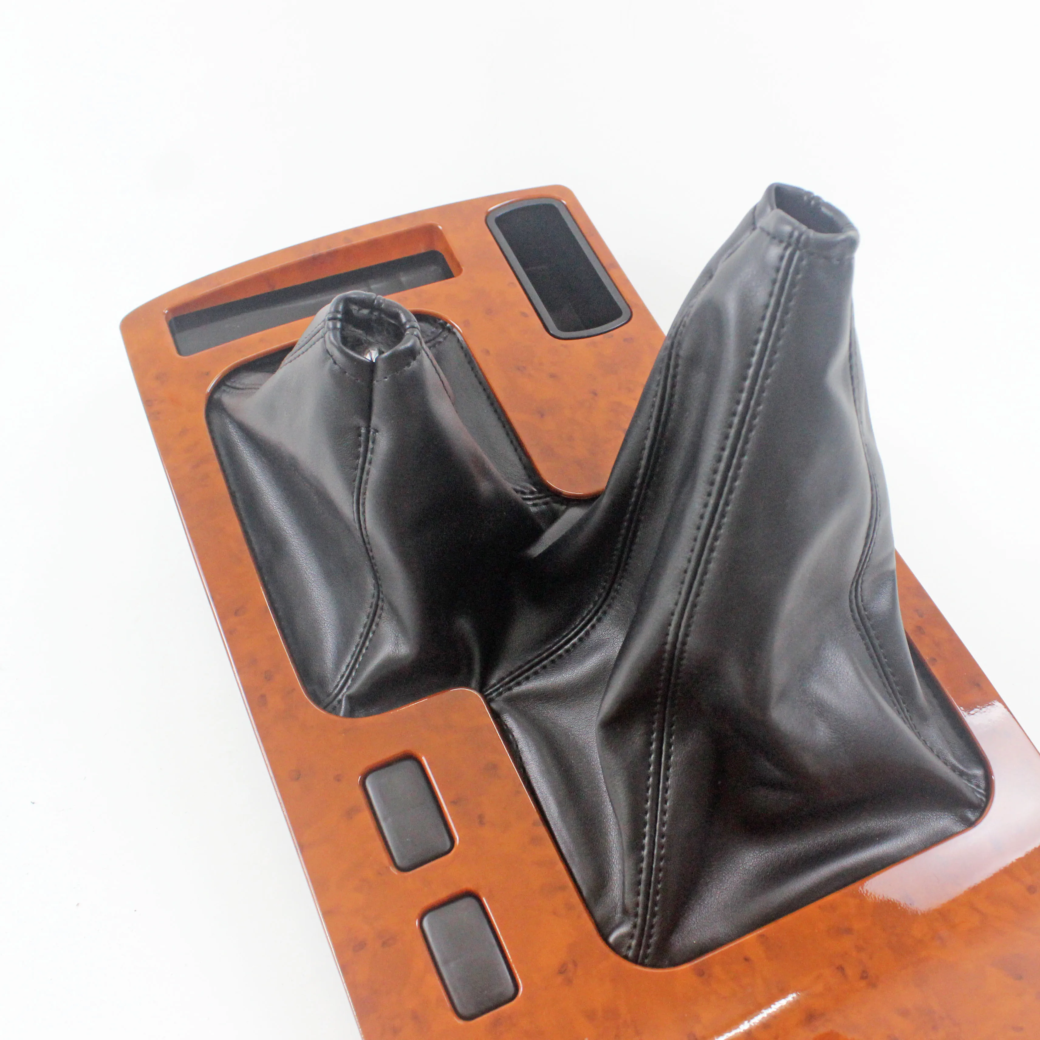 AT Center Console Wooden Gear Shifter Penal Trim Replacement for Toyota ...