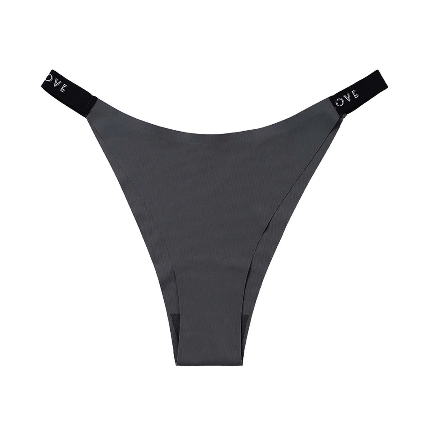 Ladies Panties Large Letter Printed Waist Side Sexy Seamless Cotton