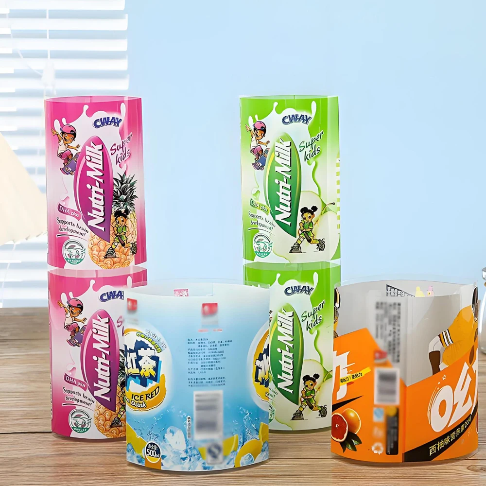 Customizition Design Printing Heat Shrinkable Labels Packaging Pet Pvc ...