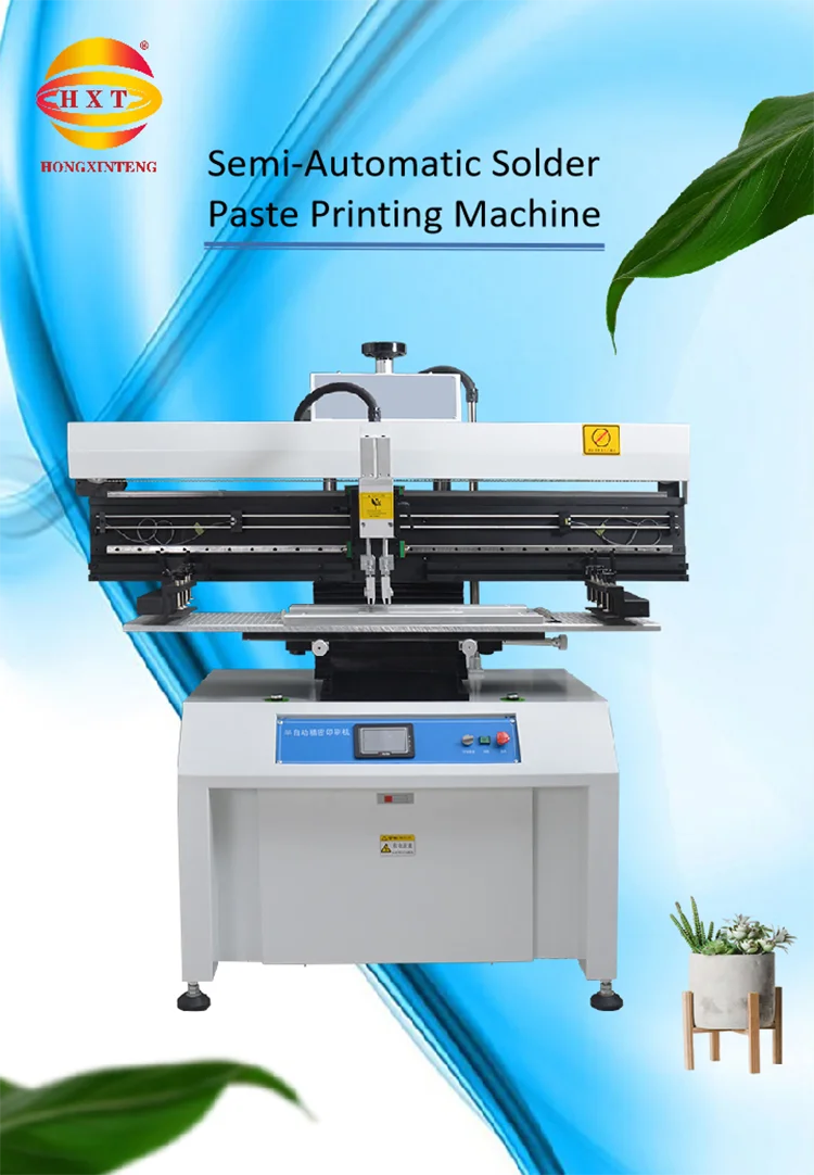 Pcb Semi Automatic Solder Paste Printer Smt Solder Paste Printing ...