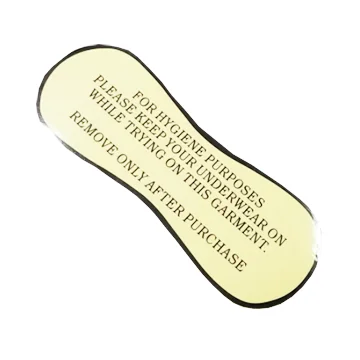 Sinicline Custom Eco-Friendly Transparent Hygiene Swimwear Stickers