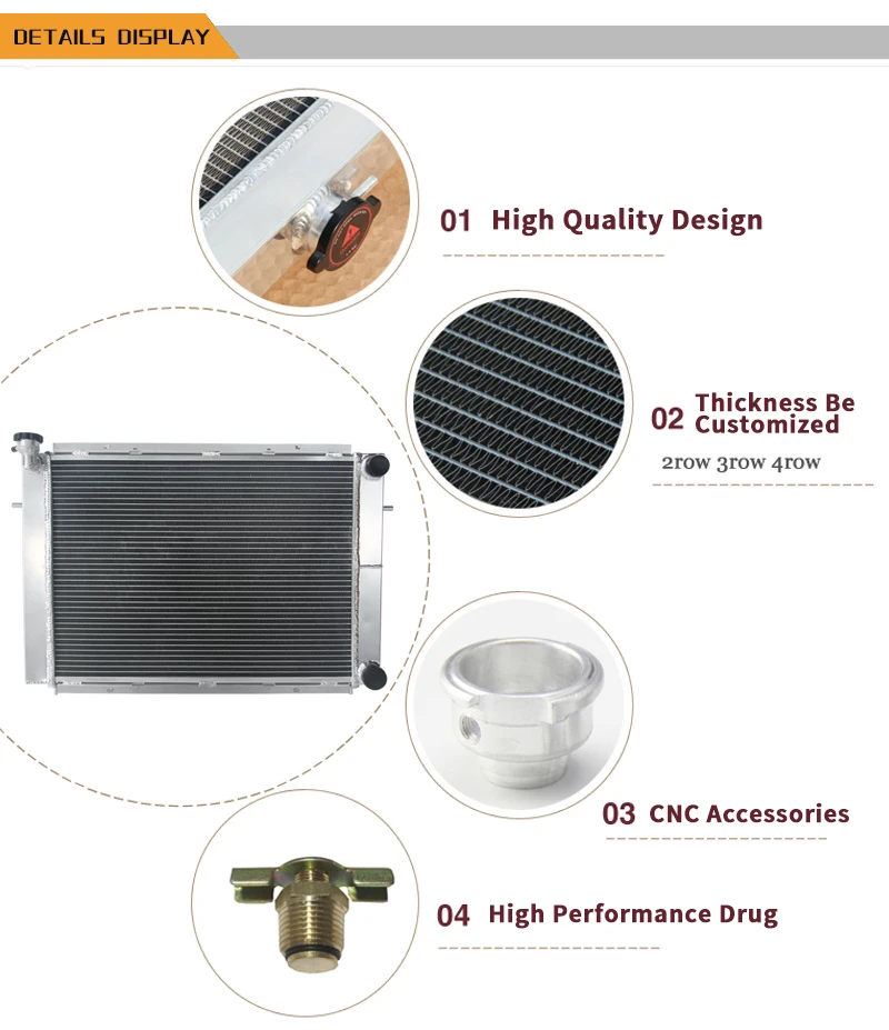 Aluminum Radiator For Holden Commodore Calais Vl Rb30 6cyl 1986-1988 ...