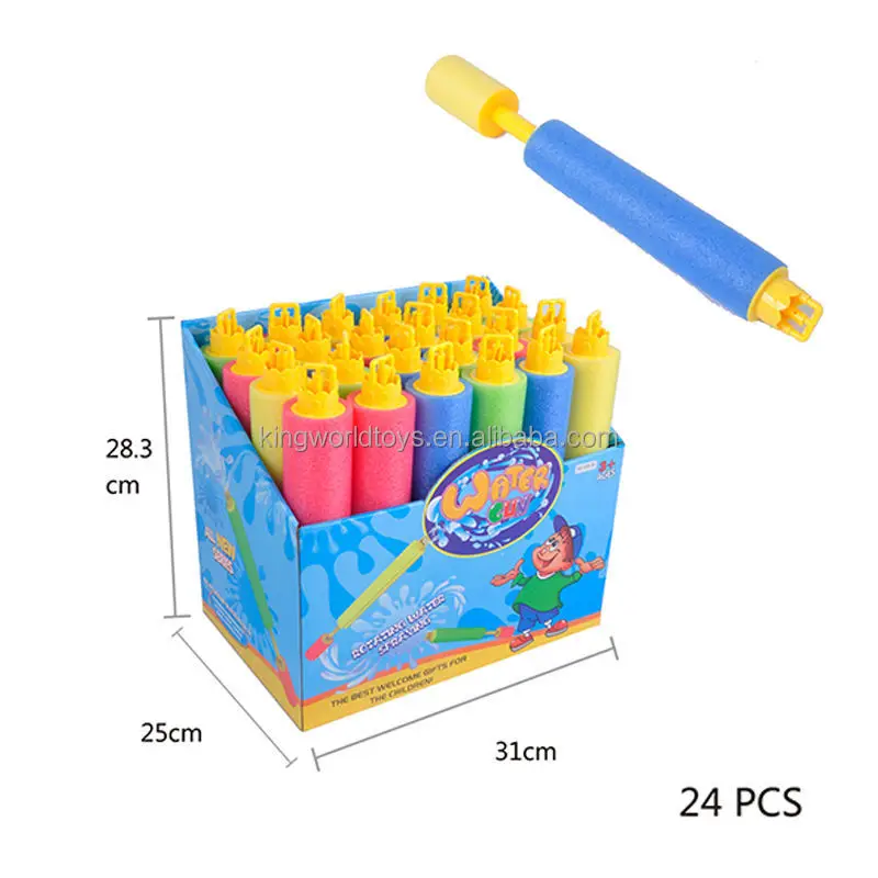 Outdoor Foam Water Blaster Squirt Guns Kids Outdoor Water Pool Toys 6 ...