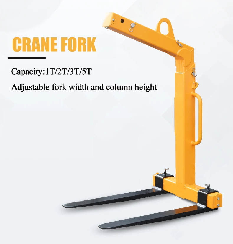 JNDO Crane Fork - Manual Balance Fork Pallet Truck Lifter