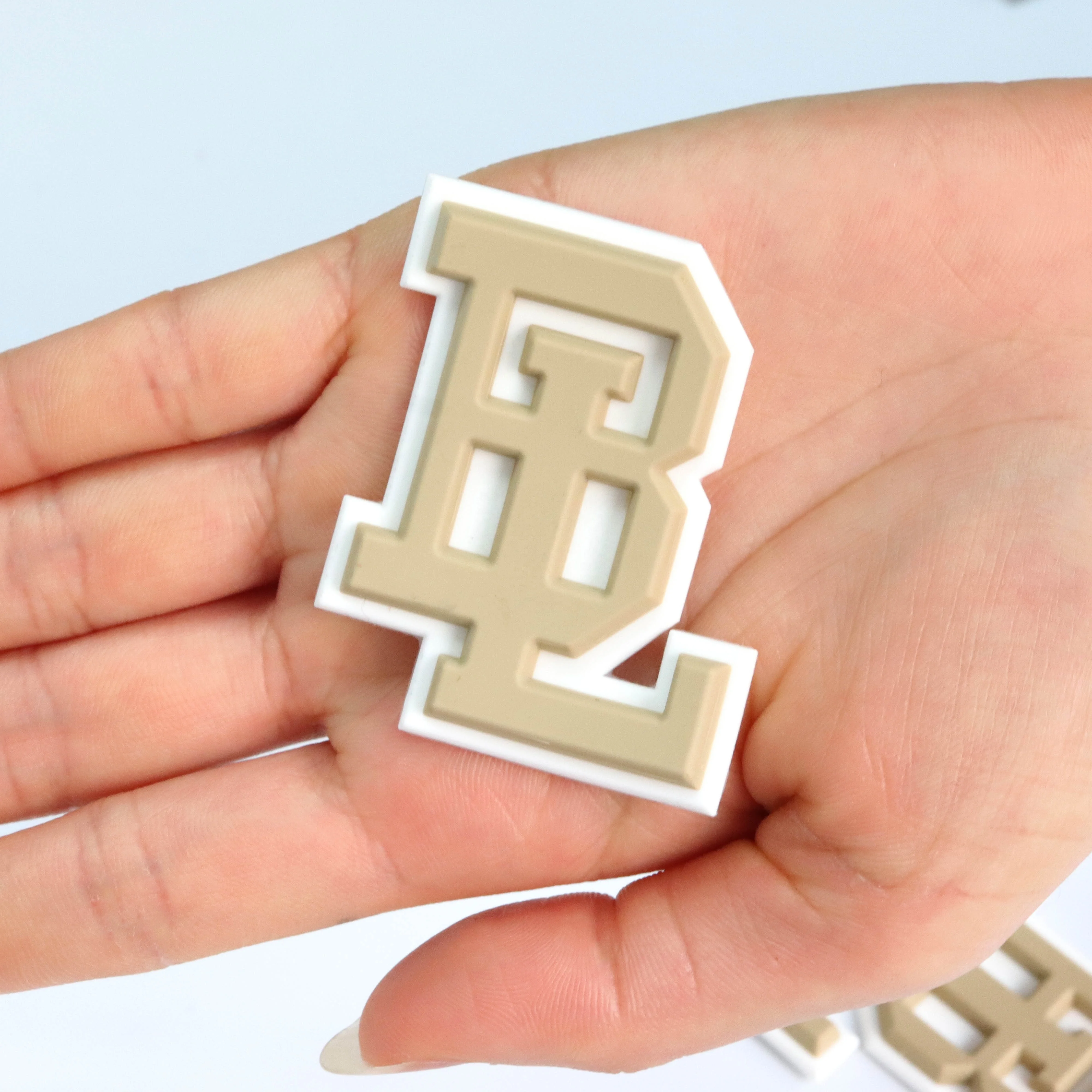 Luxury Customized Embossed 3d Soft Pvc Silicone Rubber Patches Logo ...