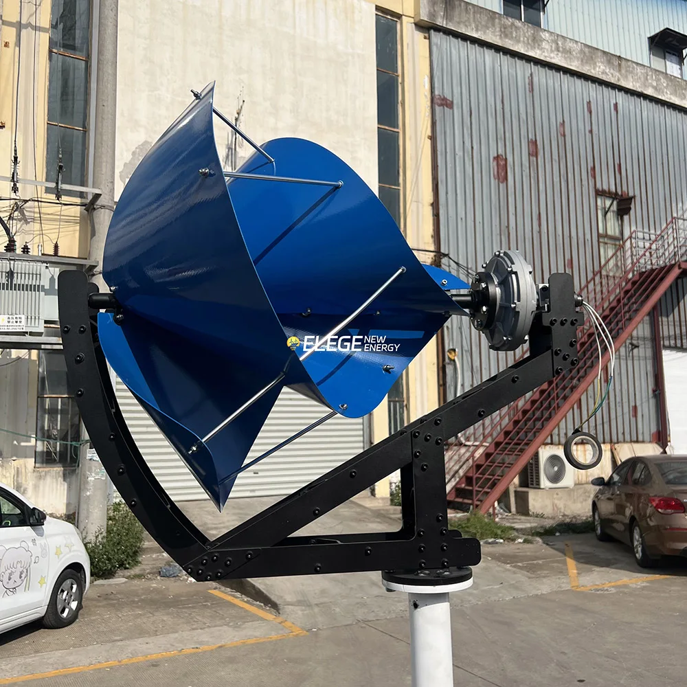 Free Energy 48v 1kw 2kw 5kw Power Generator - Silent Wind Mill Turbine ...