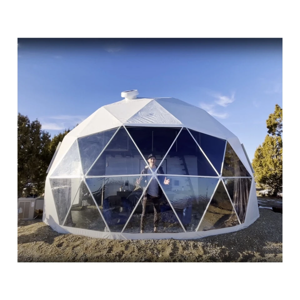 Hot Selling New Design Hotel Polycarbonate Dome Tent Modular Prefab PC ...