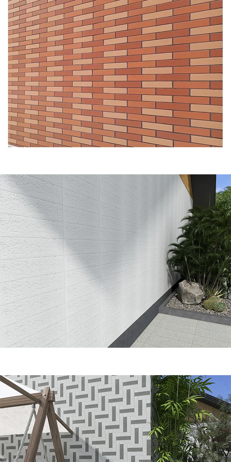 Modern Exterior Wall Tiles 60x240mm 3d Mold Surface Matte Finish ...
