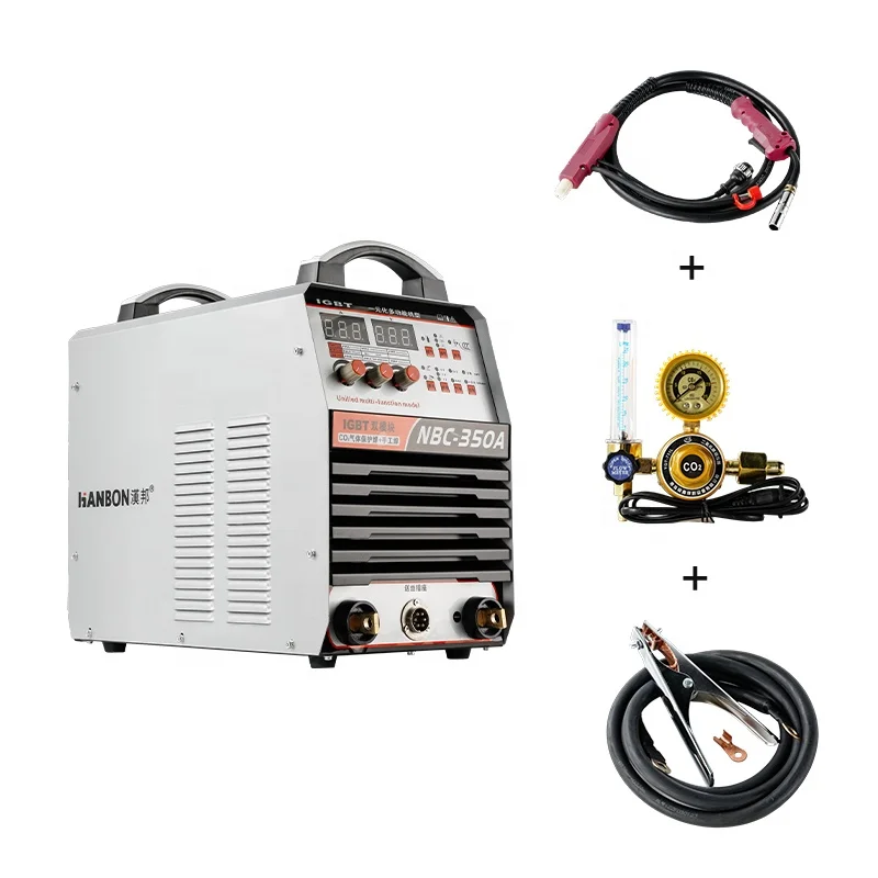Igbt Inverter Dual Module 380v 350a Amp Industrial Mig/nbc Dual-purpose Welder Industrial Mig ...