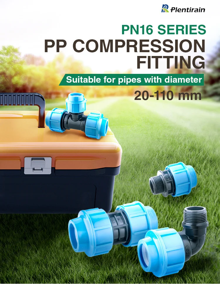 Hose Pp Compression Fitting Pe Pipe Quick Fittings - Buy Pp Compression ...
