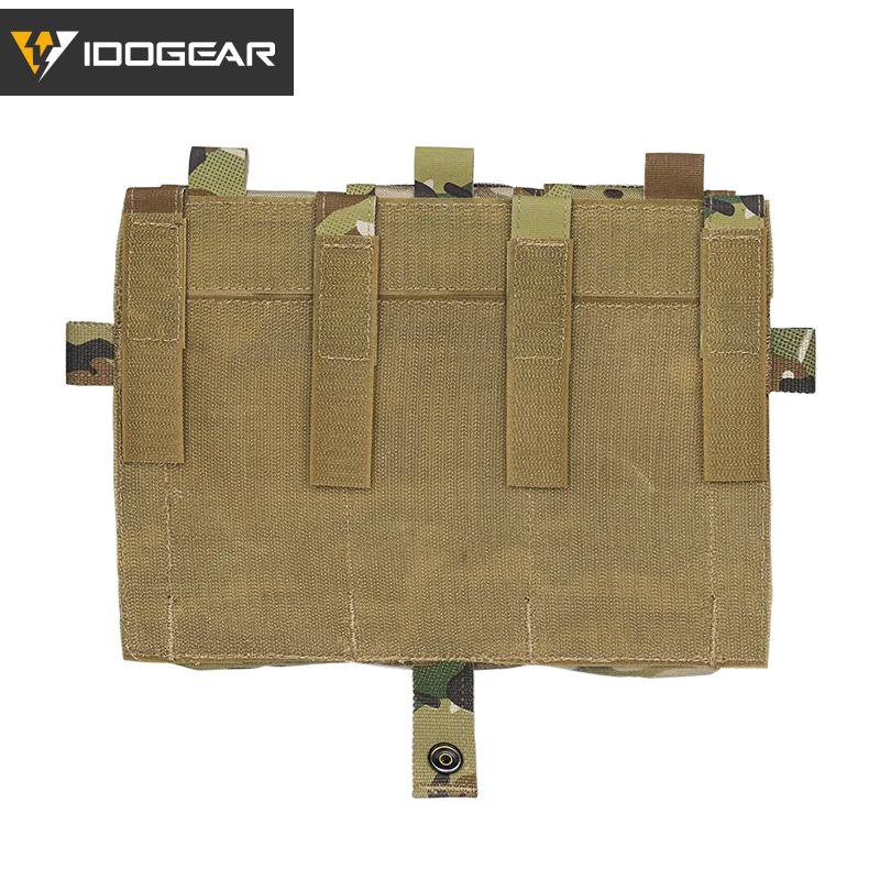 Idogear Triple Mag Pouch Detachable Hunting 500d Nylon Tactical Front ...