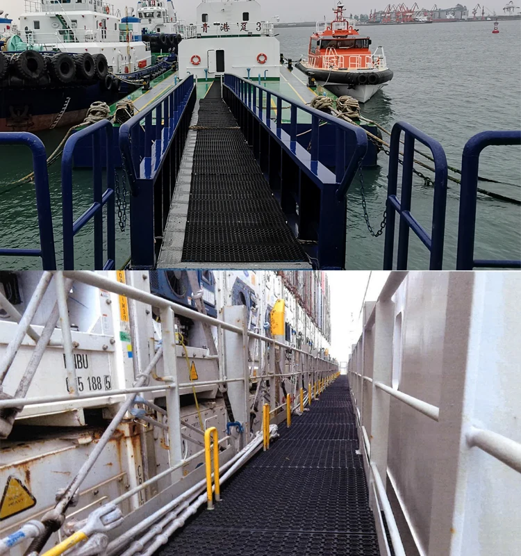 IMPA 511071 Deck Rubber Mat - Non-Slip Lashing Bridge Tile