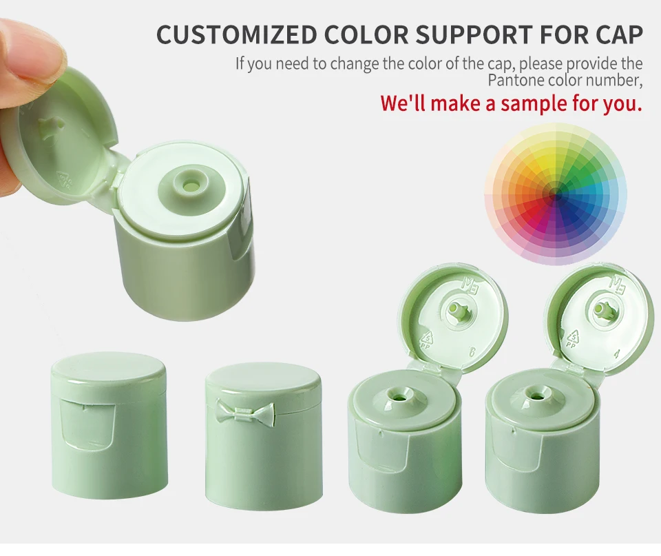 Molding Process 20/415 Screw Cap Cosmetic Packaging Plastic Flip Top ...