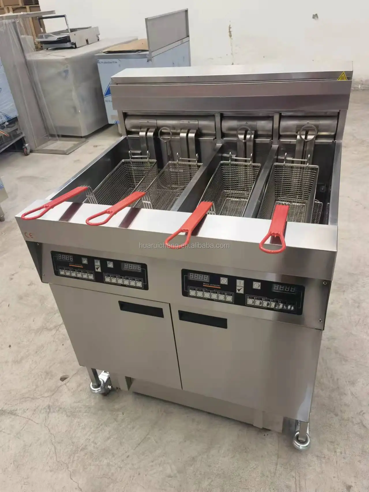 Kfc Deep Fryer Gas 2 Tank Vertical Gas Fryer Thermostat 200c Gas ...