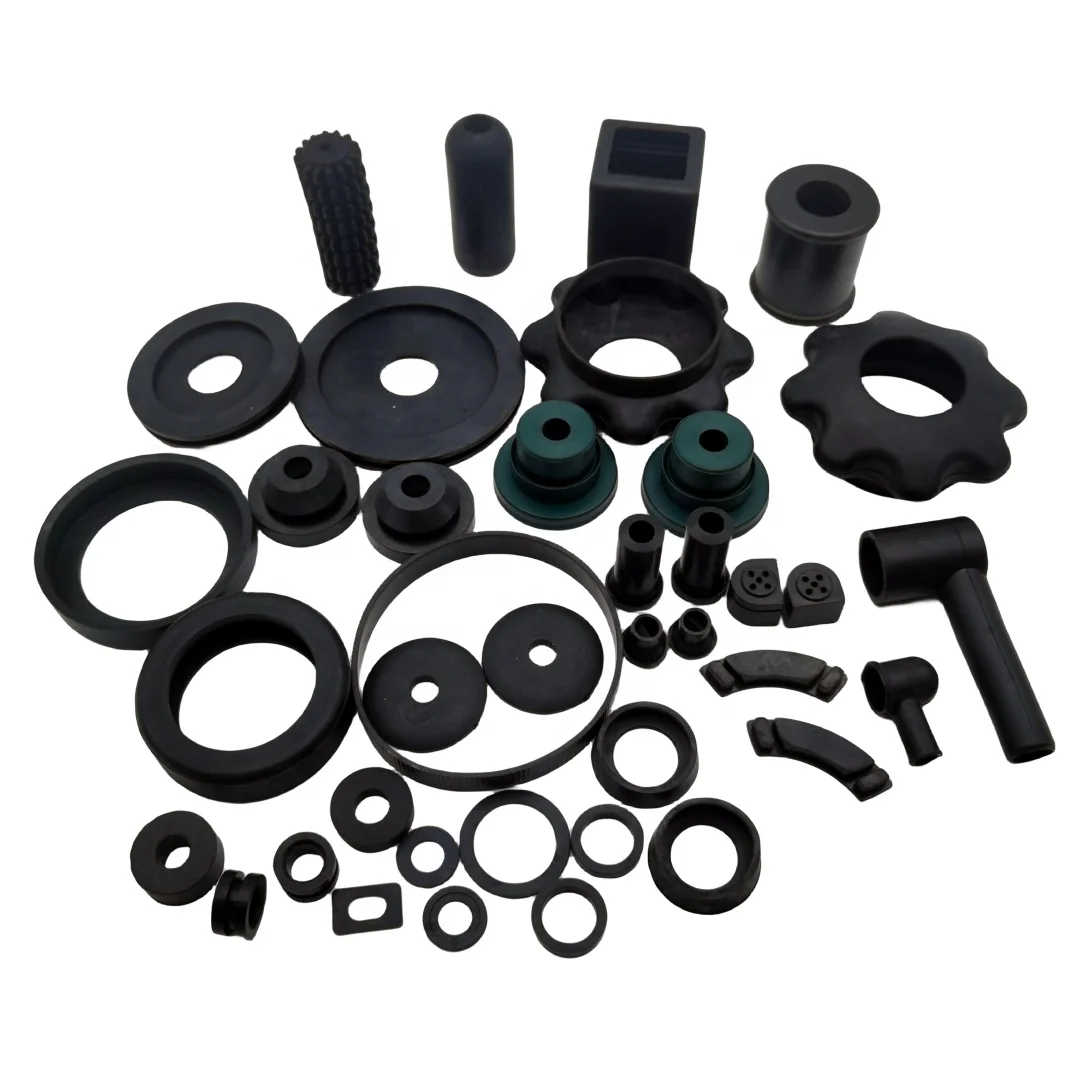 Vulcanized Moulded Silicone Rubber Bushing Custom EPDM NBR Rubber ...