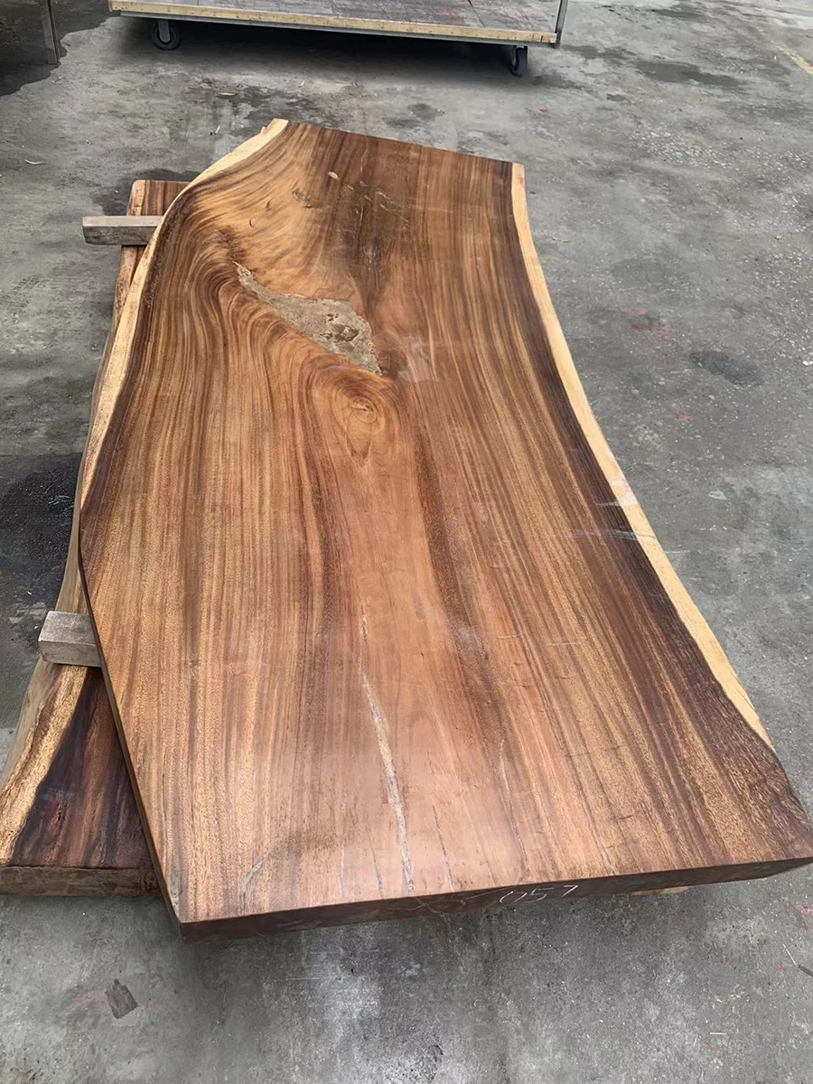 Luxury 10 Seater Live Edge Wood Slab Dining Table In Stock South ...