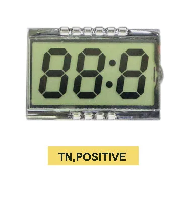 Small Dimension 7 Segment TN Mono Calculator LCD Display