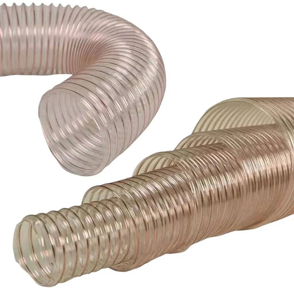 Custom Rubber Steel Wire Reinforced PU Air Duct Hose