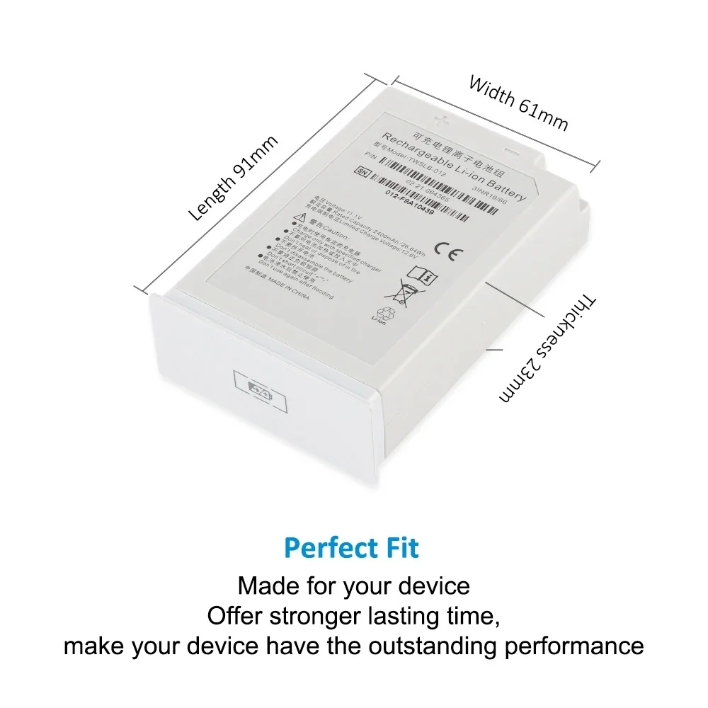 TWSLB-012 Rechargeable Battery for EDAN IM12 IM20 IM3 Monitor