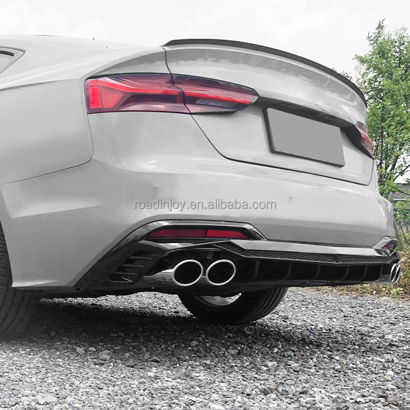 2021-2024 Body Parts Rambo Black S5 Rear Diffuser for Audi A5 B9.5 ...