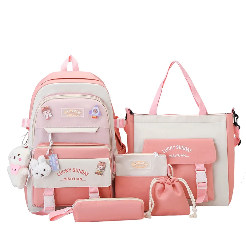 Backpack Sets For School Children 4 Pcs Polyester Ladies Backpack Best ...