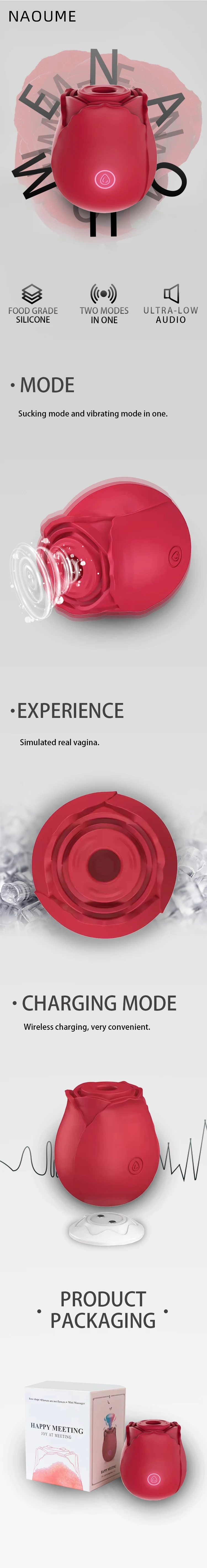 Rose Vibrator - Wholesale Custom Logo Clitoralis Stimulator
