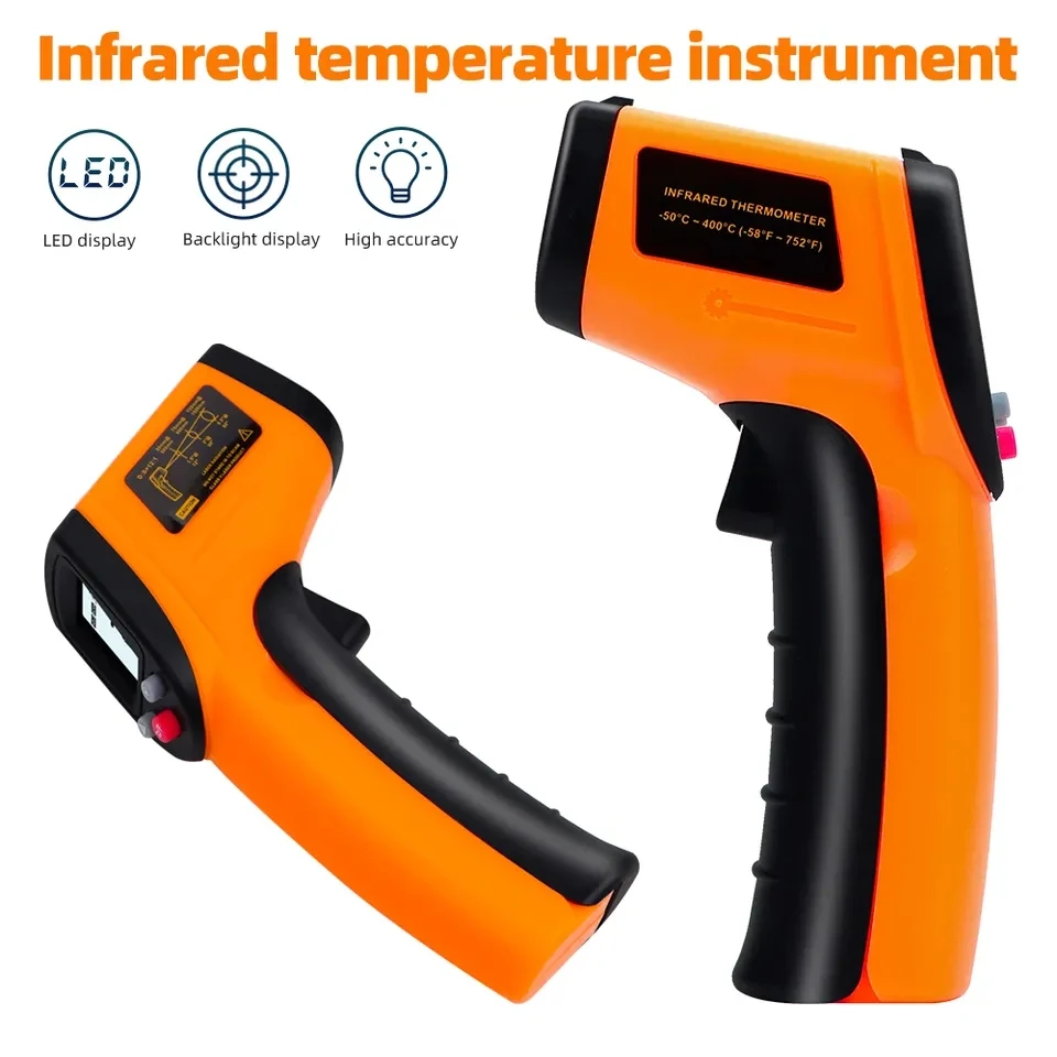 Hedao Digital Thermometer Infrared Temperature Gun For Industrial ...