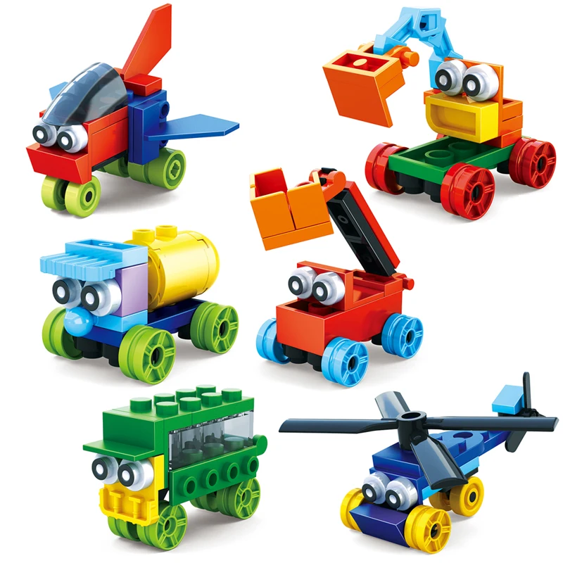 Wholesale Custom Diy 3d Model Cartoon Building Blocks Mini Farm Animal ...